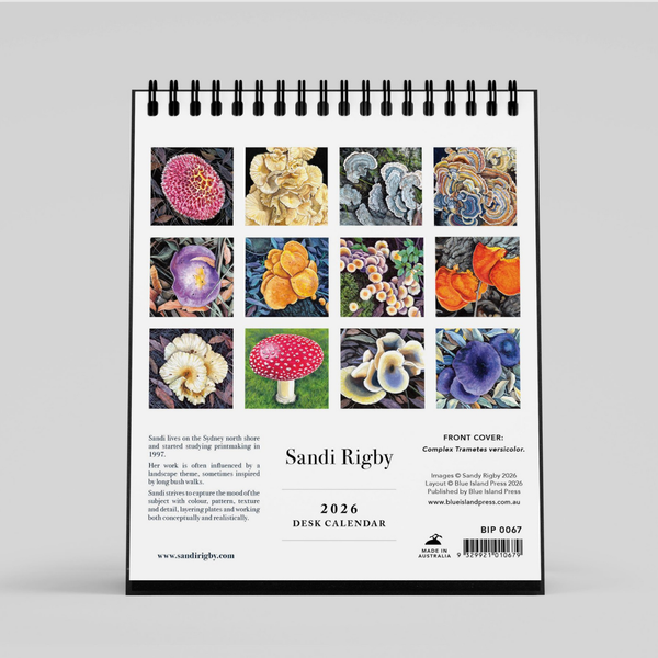 Sandi Rigby - Desk Calendar 2026 - Wild Island Tasmania