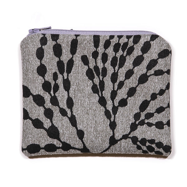 Stalley Briton - Zip Purse - Small - Bubbleweed - Black on Light Grey ...