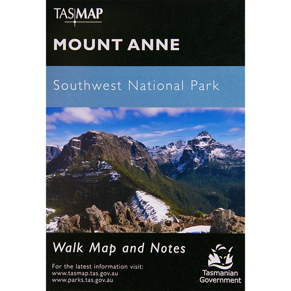 Mount Anne Map -Southwest - Wild Island Tasmania