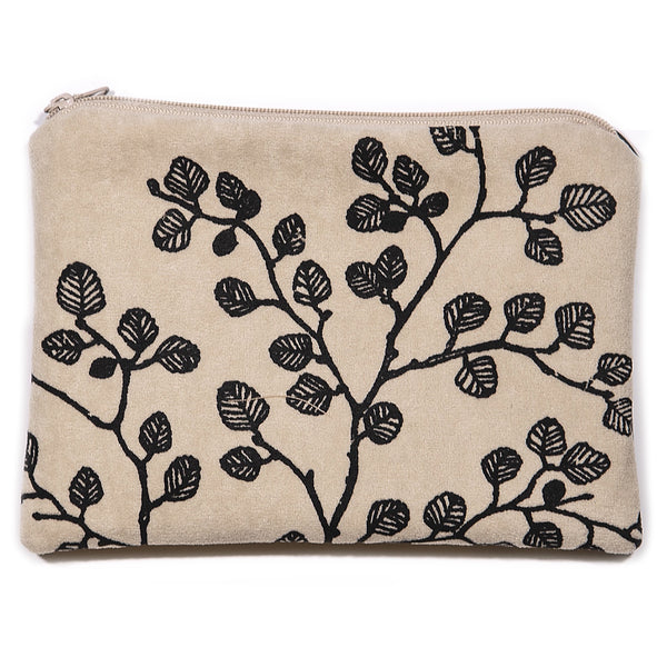 Blue Gum Boutique - Zip Purse - Large - Fagus - Black on Natural - Wild ...